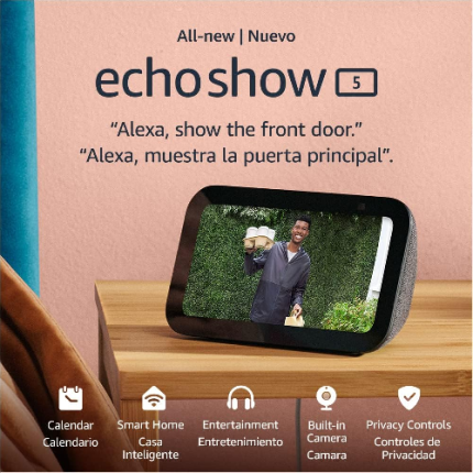 PANTALLA AMAZON ECHO SHOW 5 CON ALEXA - LSC STORE